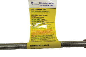 Gas Connector_YellowLabel_NoBackground_0508 | NDL Industries