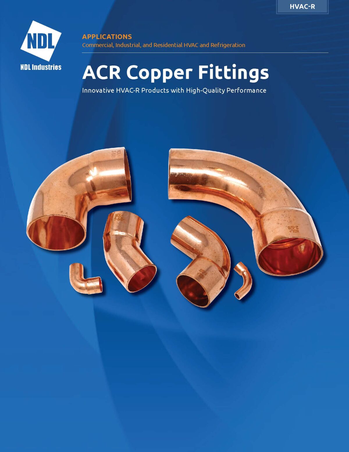 NDL Industries ACR Copper Fittings Product Brochure Cover | NDL Industries