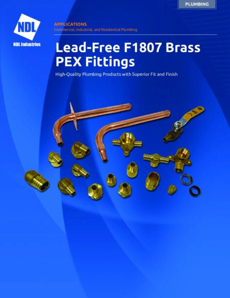 NDL Industries Brass PEX Fittings Product Brochure | NDL Industries