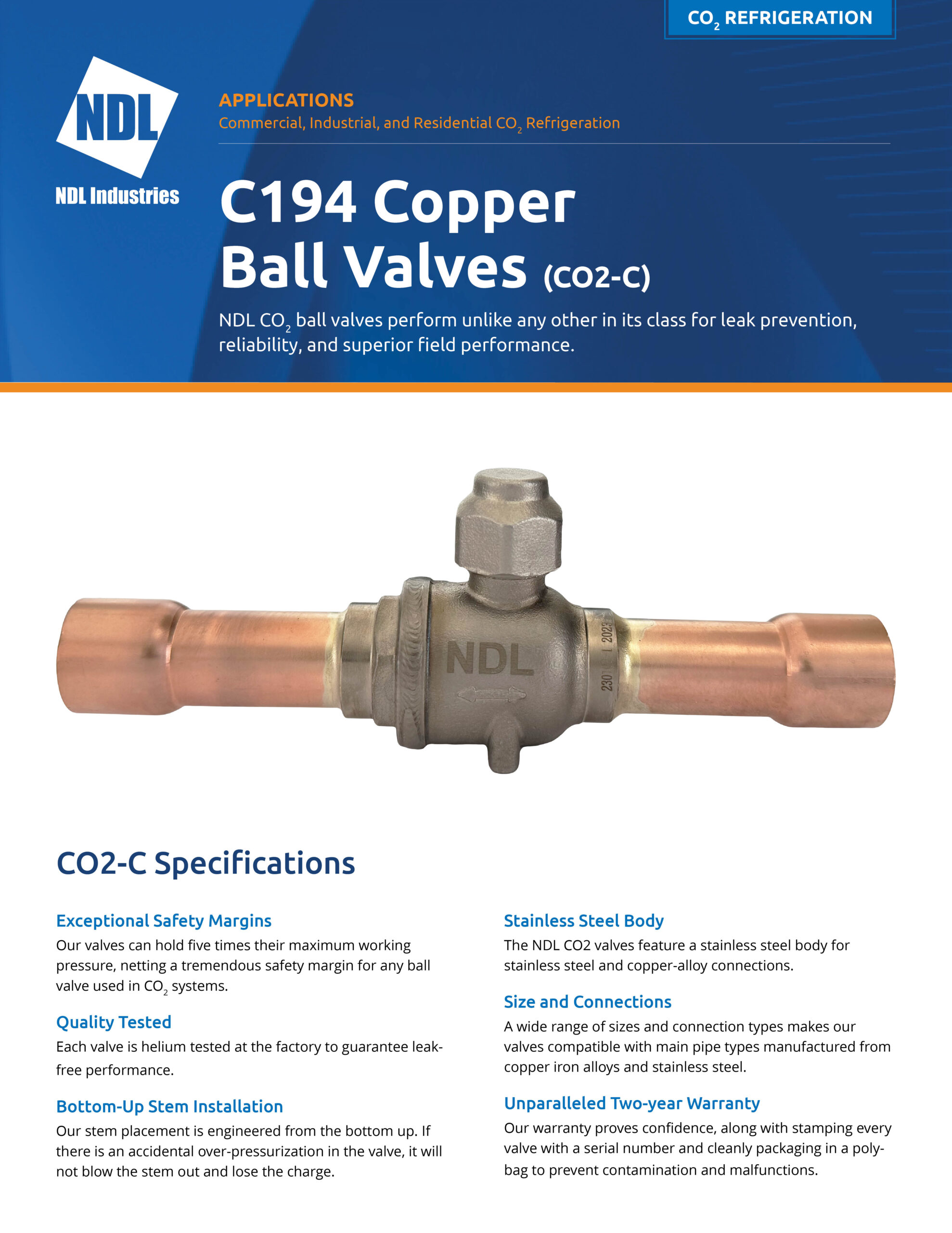 C194 Information Sheet | NDL Industries