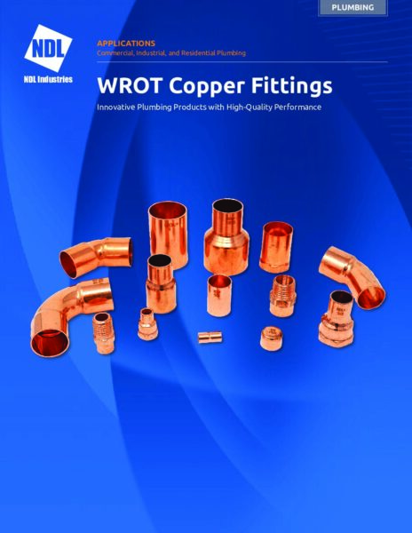 NDL Industries WROT Copper Fittings Product Brochure | NDL Industries
