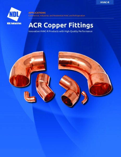 NDL Industries ACR Copper Fitting Product Guide | NDL Industries