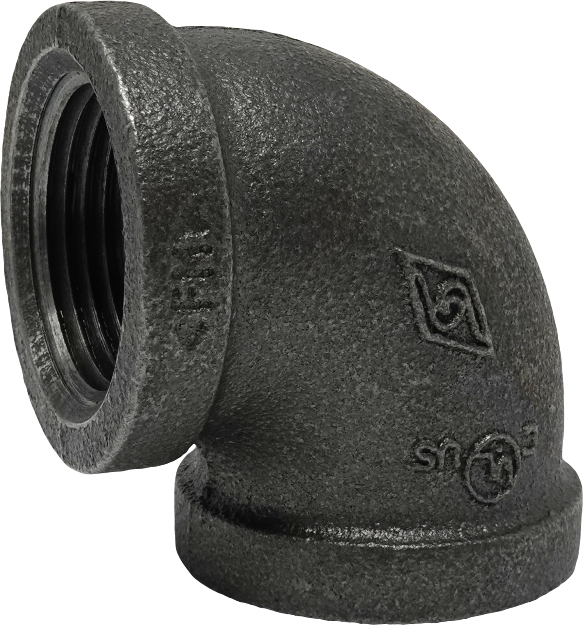 Black 90 Degree LR Elbow | NDL Industries