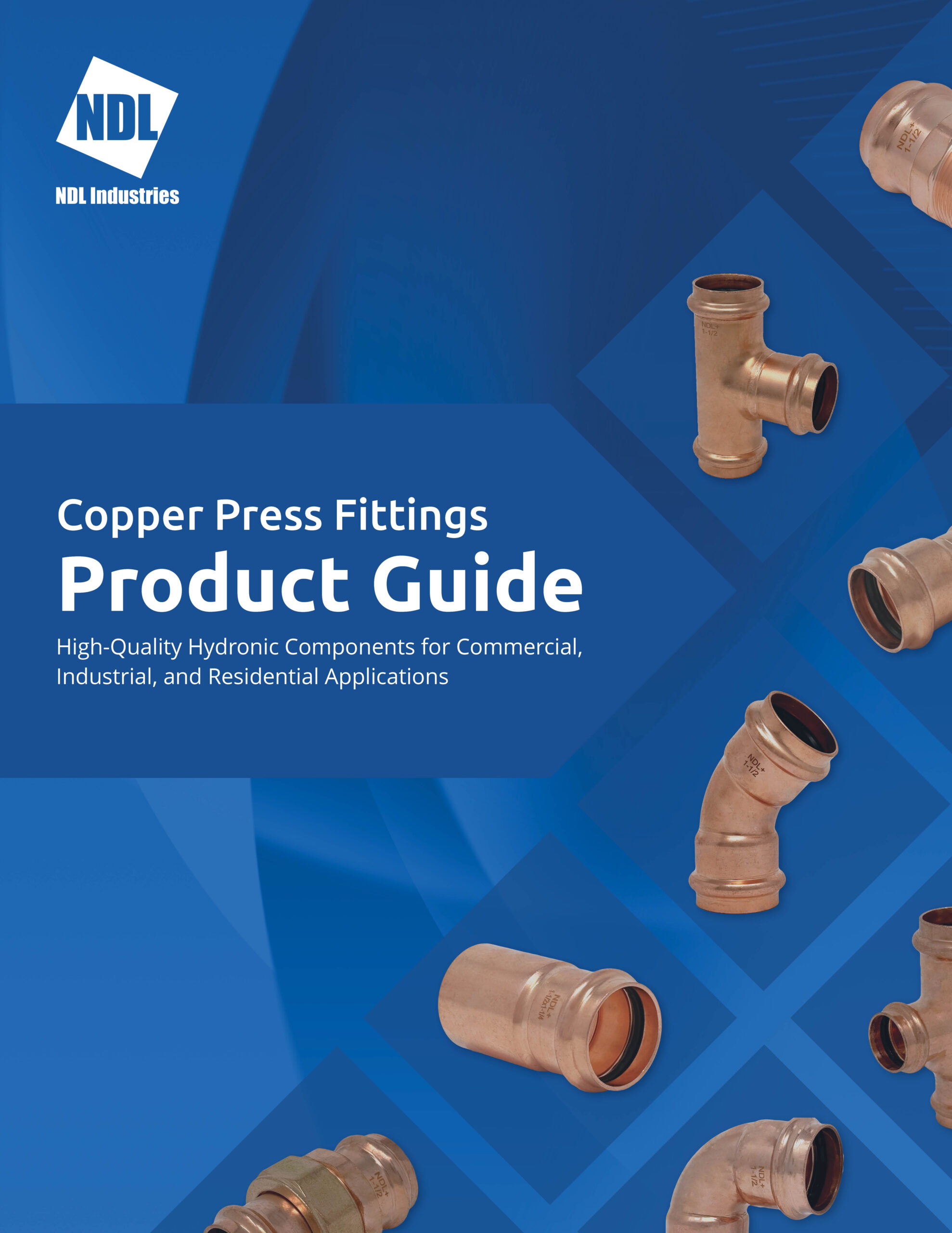 Copper Press Fittings Product Brochure Cover | NDL Industries