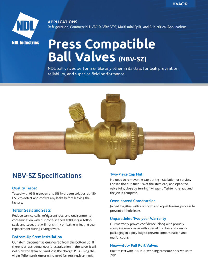 Downloads | Information Sheets | NDL Industries